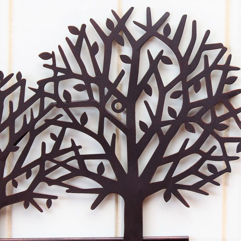 Large Rustic Tree Metal Wall Art, 83cm | Dalisay