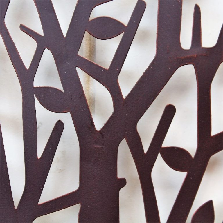 Large Rustic Tree Metal Wall Art, 83cm | Dalisay