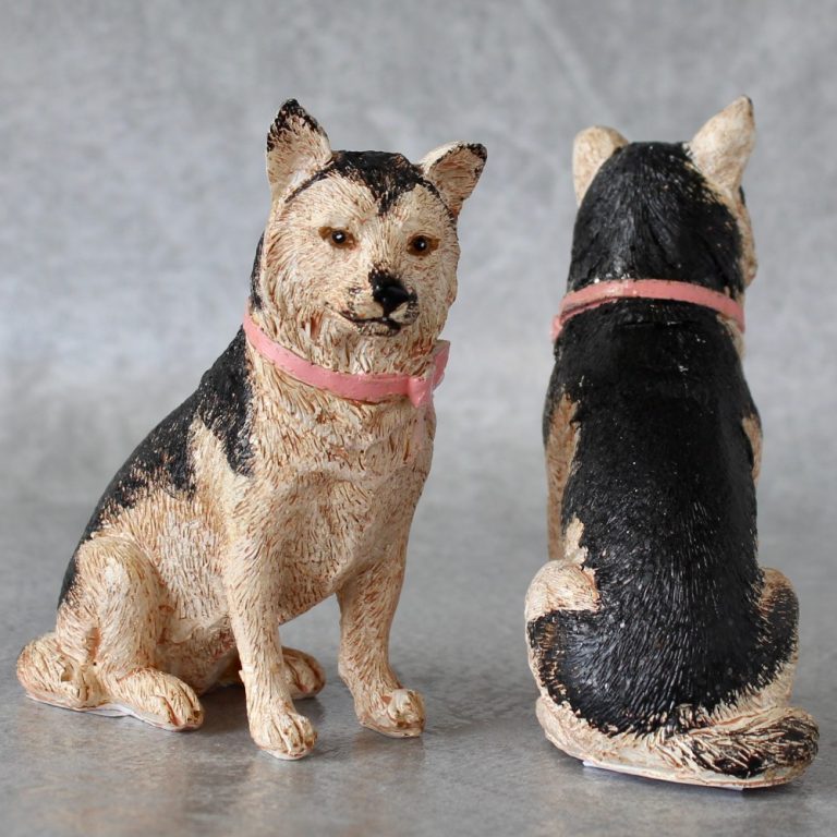 Black Mini Cattle Dog Statue - Set Of 2 | Dalisay