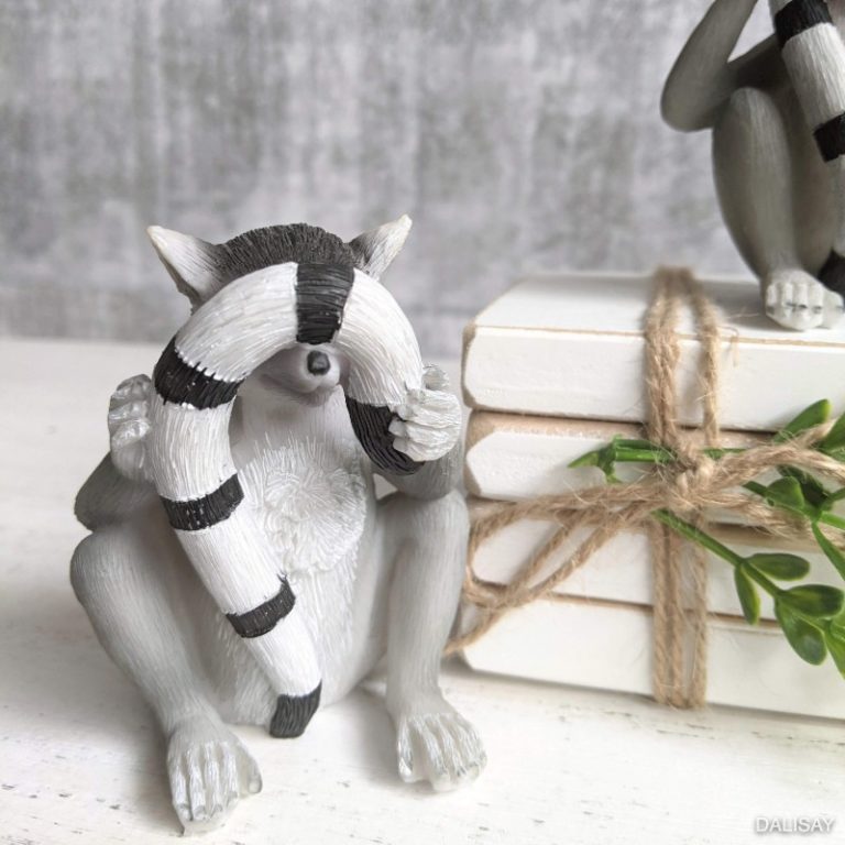 No Evil See Hear Speak Lemur Statue - Set Of 3 | Dalisay