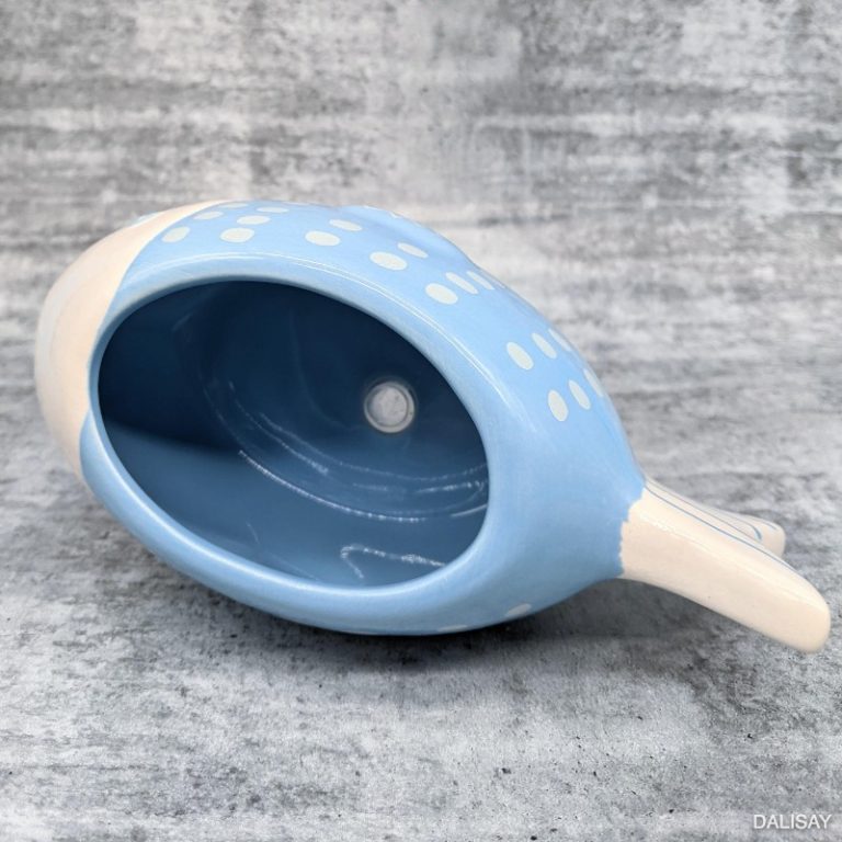 Light Blue Fish Planter Pot, 17cm | Dalisay