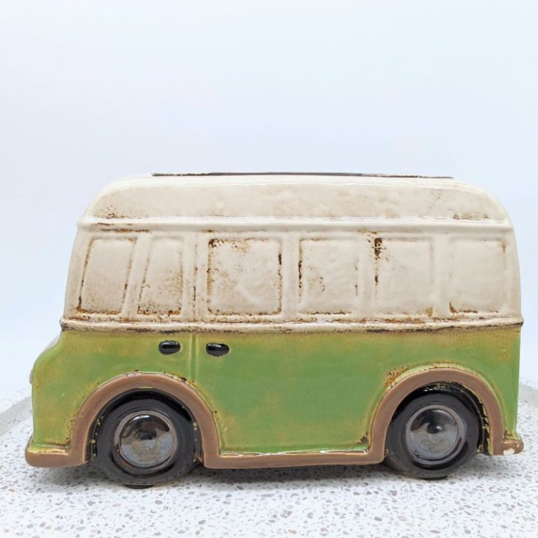 Green Bus Planter Pot, 22cm | Dalisay
