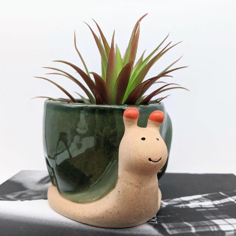 Sea Green Snail Planter Pot | Dalisay