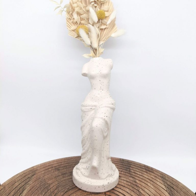 Women Body Sculpture Flower Vase, 25cm | Dalisay