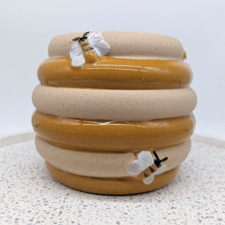 Yellow Honey Bee Planter Pot, 15cm | Dalisay