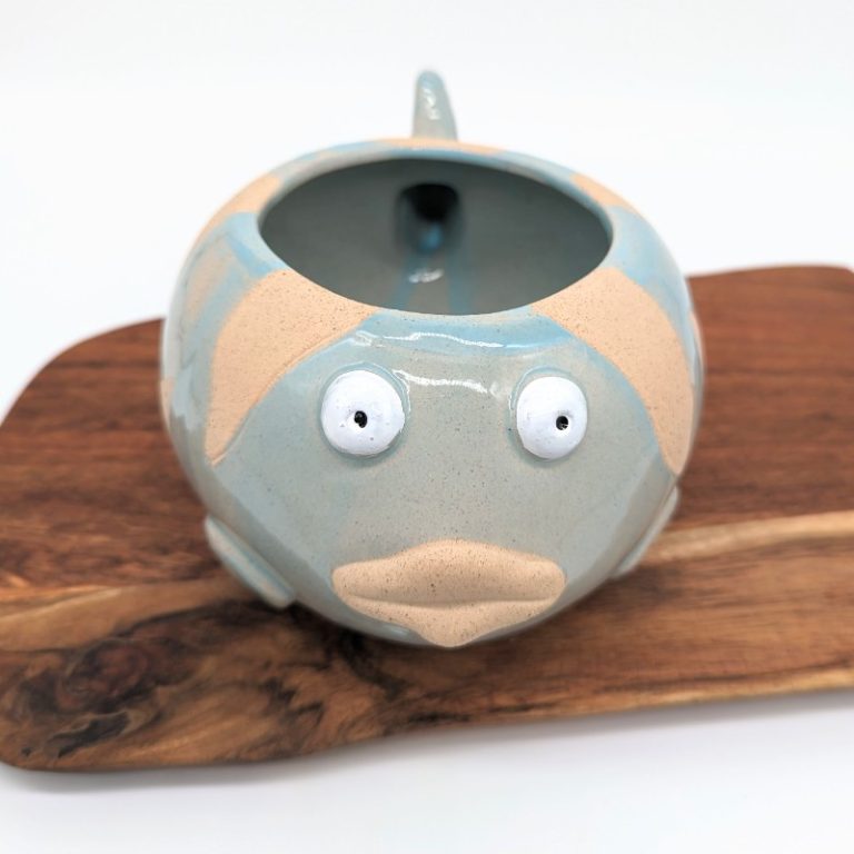 Blue Fish Planter Pot, 19cm | Dalisay