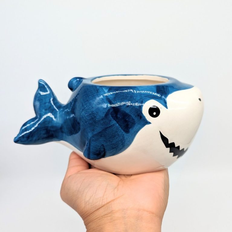 Blue Shark Fish Planter Pot | Dalisay