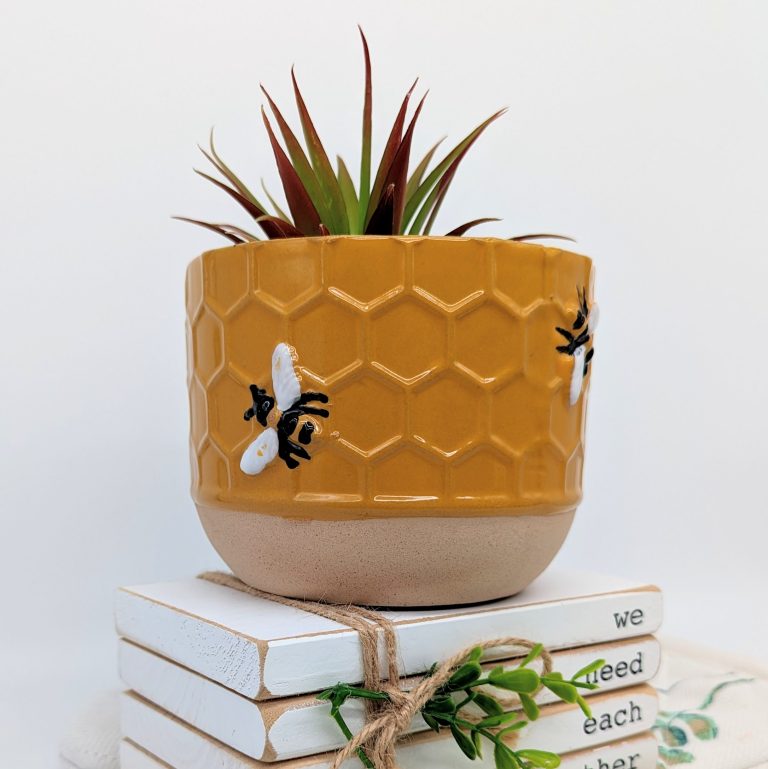 Honey Bee Planter Pot, 12cm | Dalisay