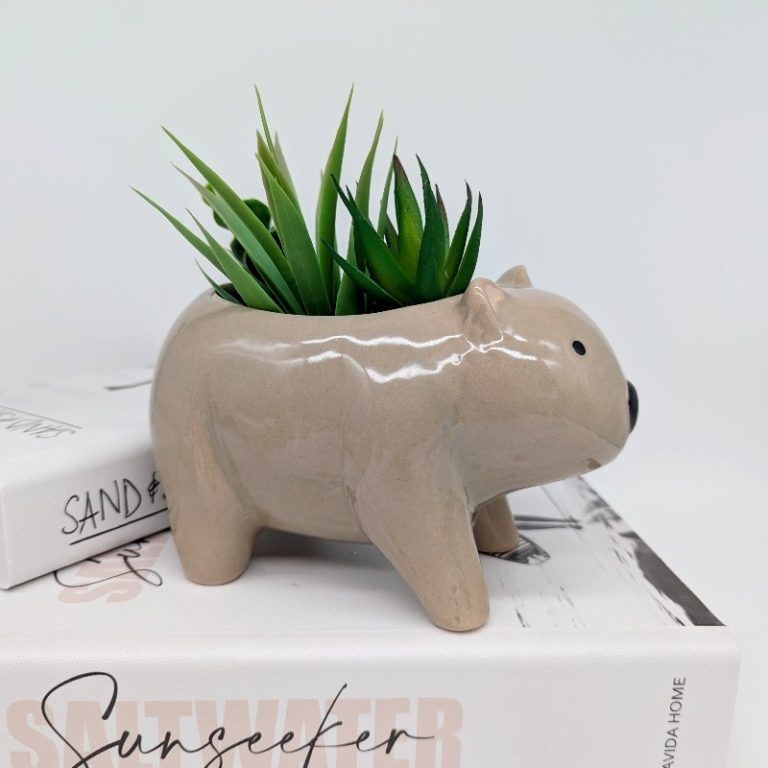 Aussie Wombat Planter Pot | Dalisay