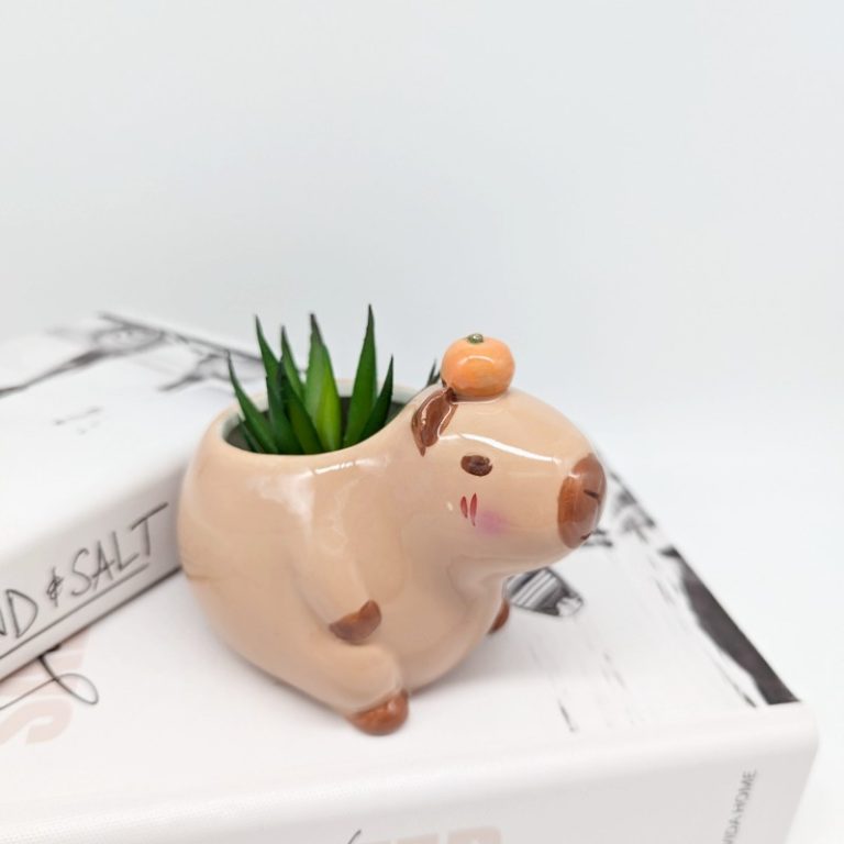 Capybara Ceramic Planter Pot | Dalisay