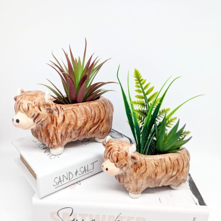 Highland Cow Planter Pot | Dalisay